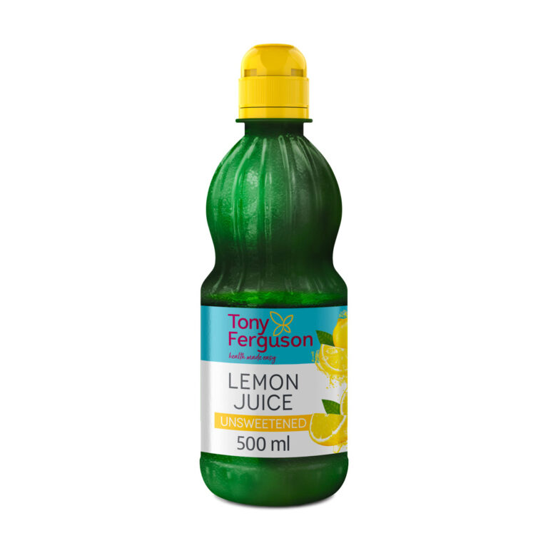 Tony Ferguson Lemon Juice Unsweetened - 500ml